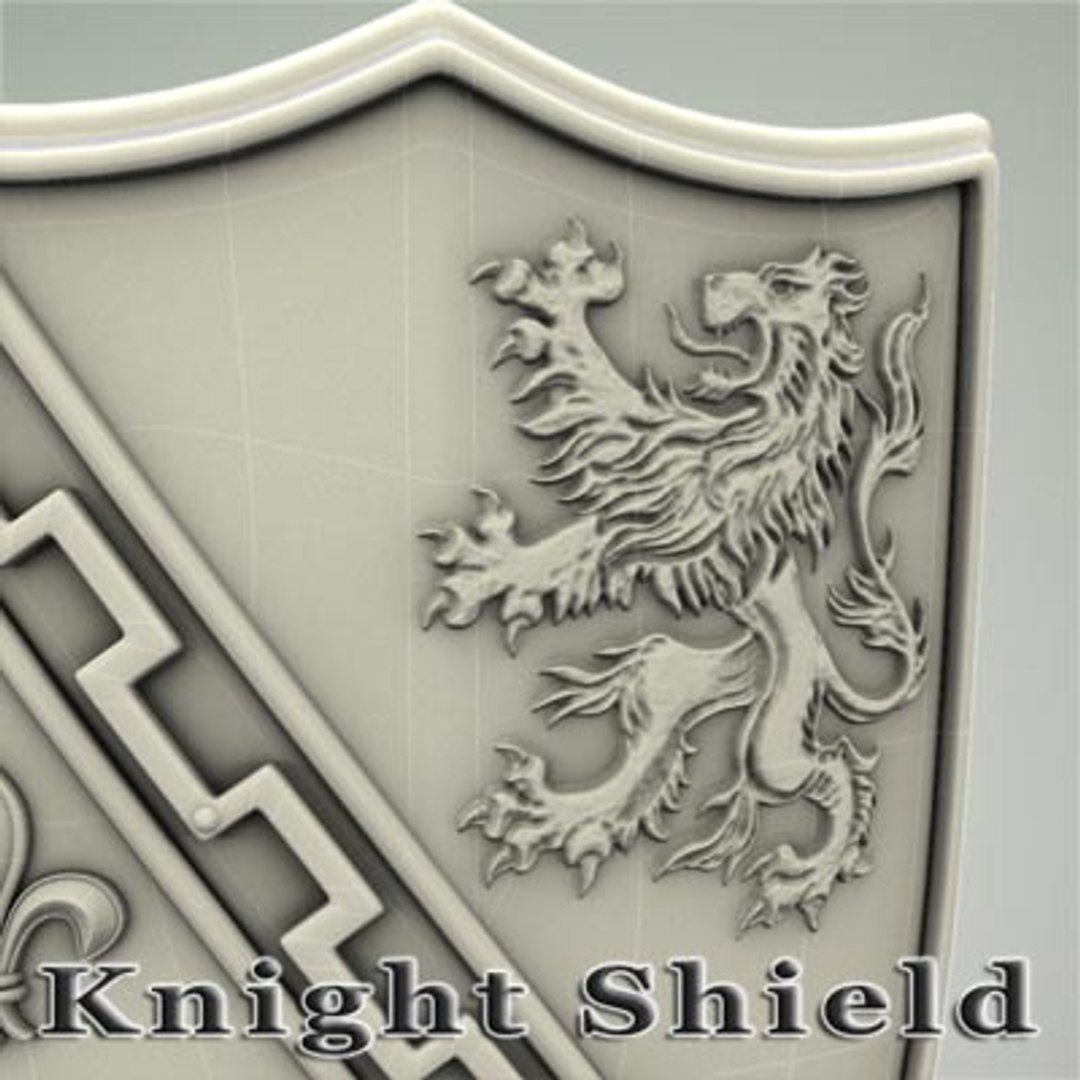 3ds Max Knight Shield