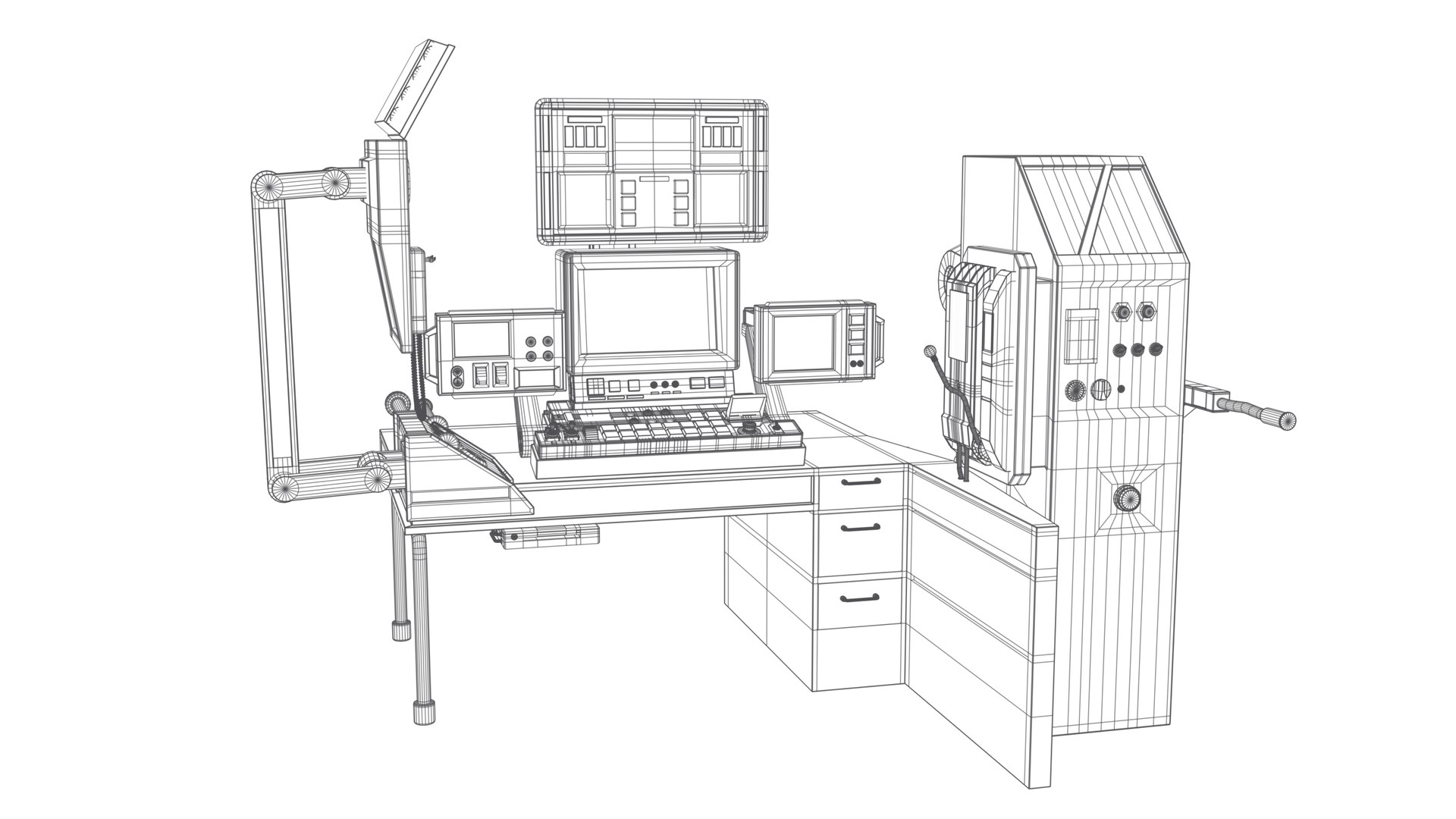 3D CRT Computer Setup Model - TurboSquid 2187166