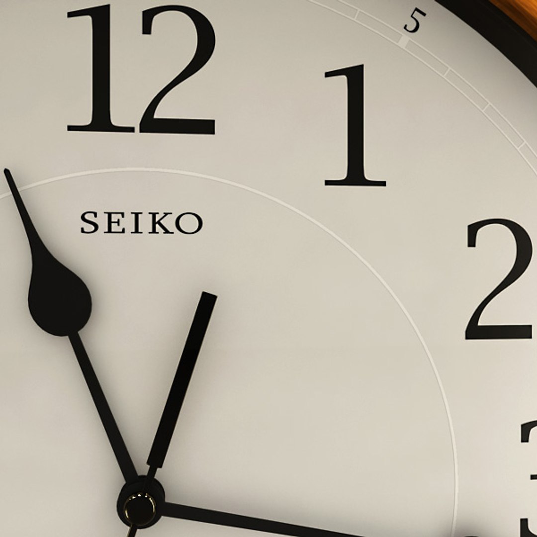 Analog Wall Clock 3d Model