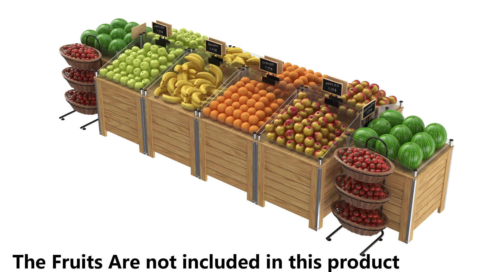 3D model real fruit display - TurboSquid 1501055