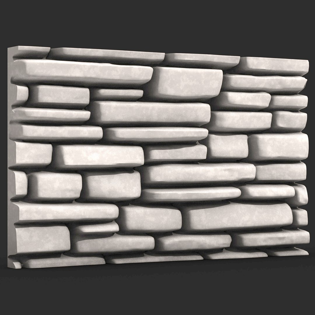 3D Stone Wall 59 Model - TurboSquid 2297306
