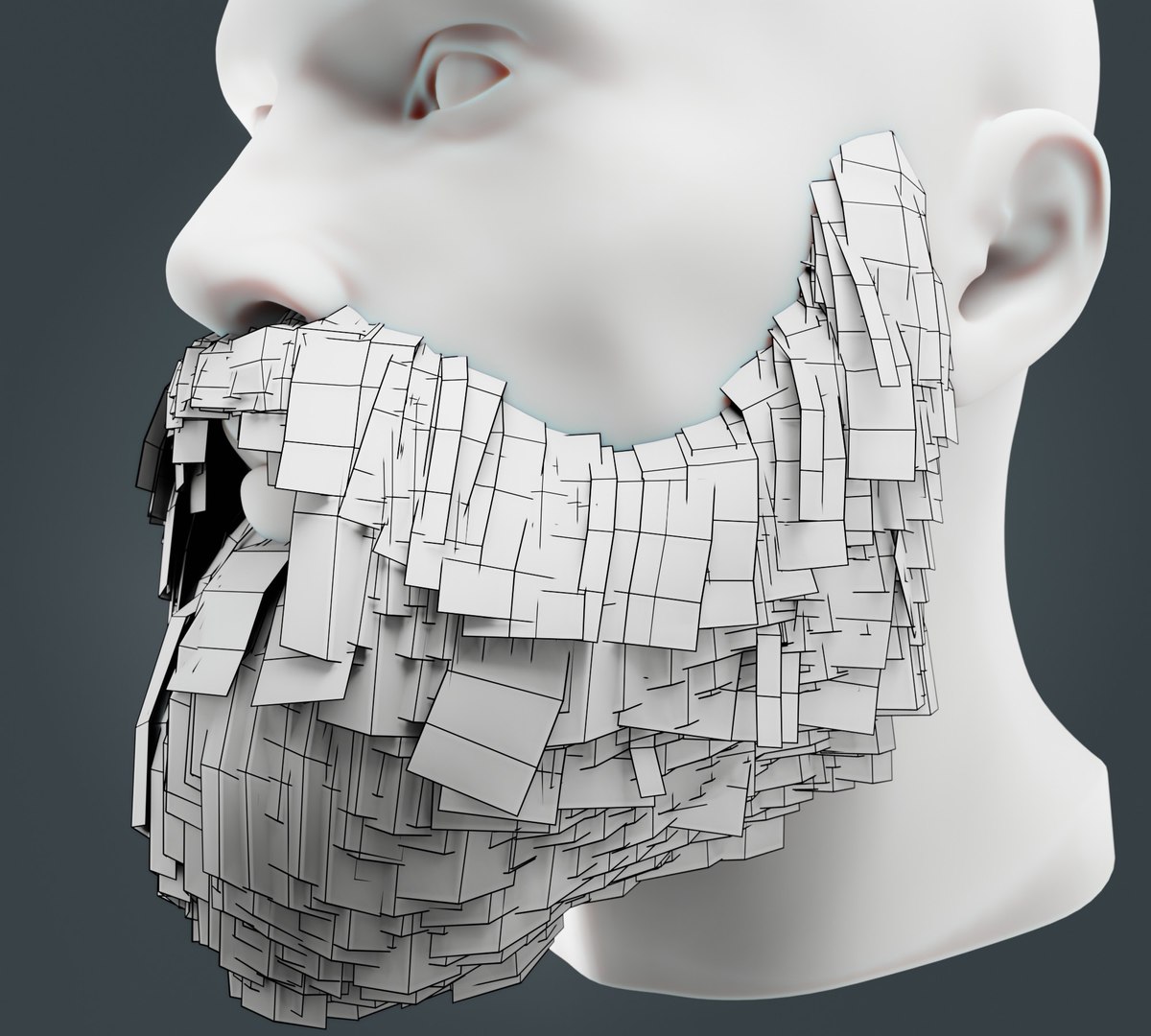 Beard RealTime 19 Version 2 3D Model - TurboSquid 1892396