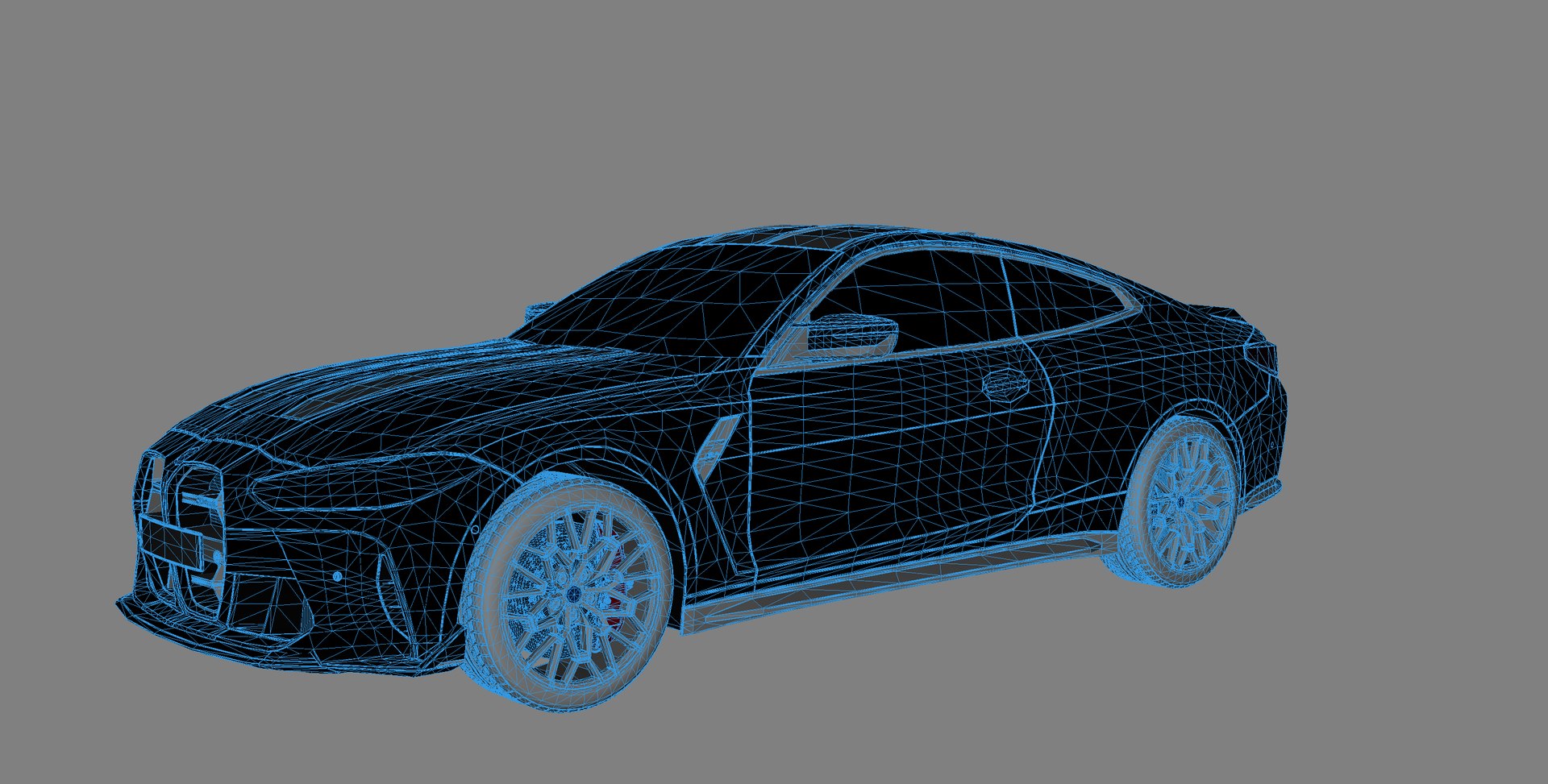 BMW M4 Competition Coupe Mit M XDrive 3D Model - TurboSquid 2305046
