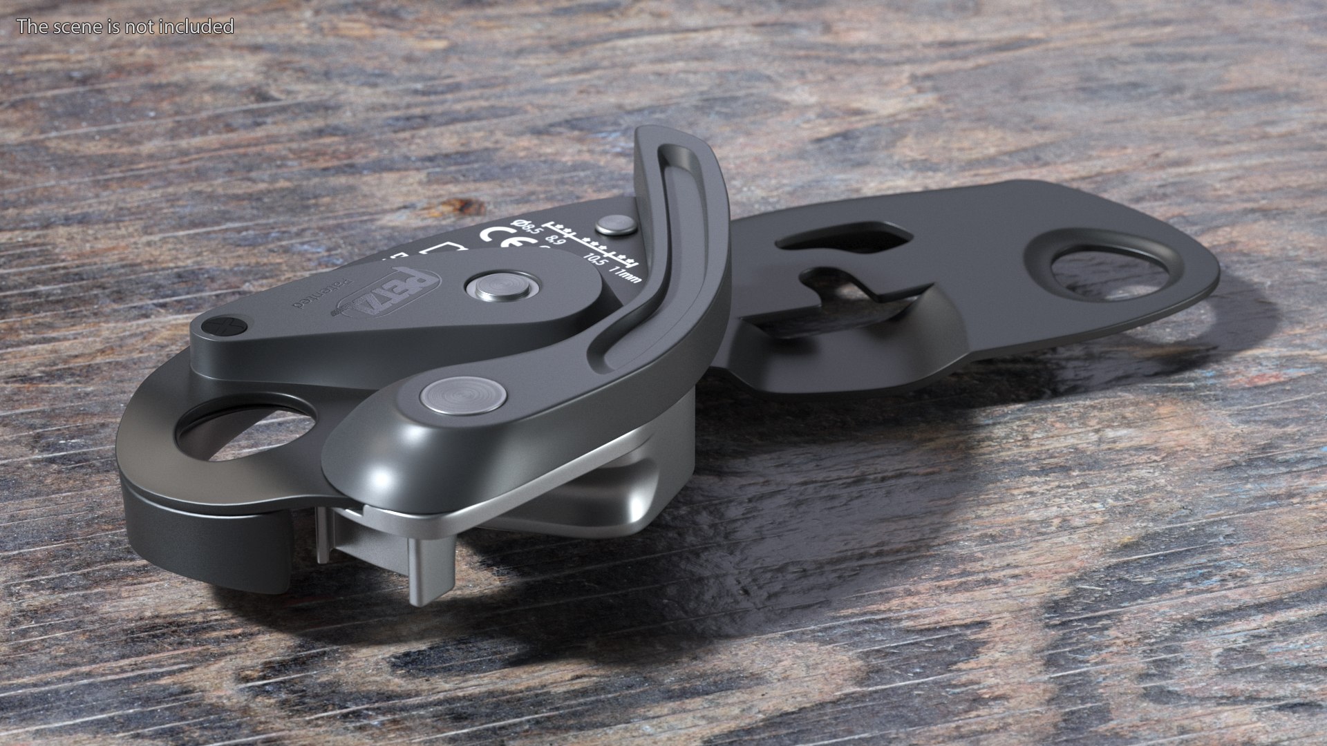 Descender Gri Gri Petzl Black Open 3D Model - TurboSquid 2189693