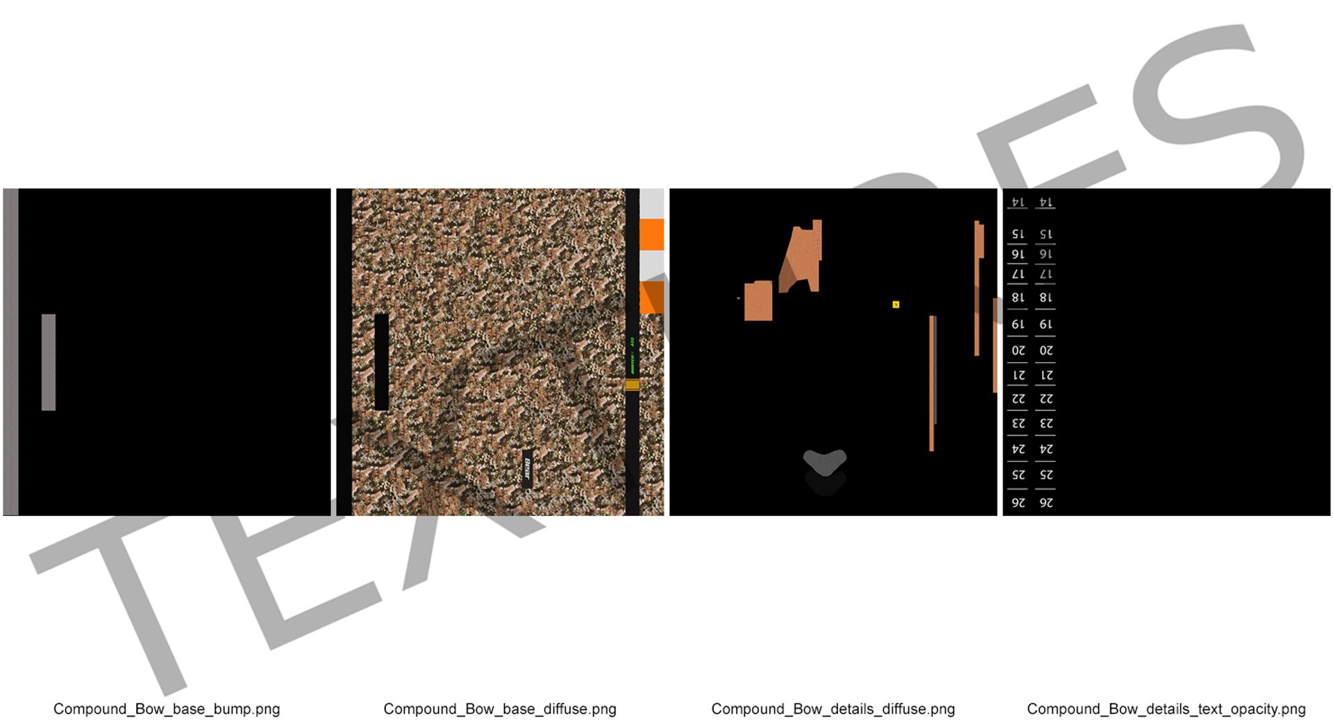 Yellow compound bow bear model - TurboSquid 1398449