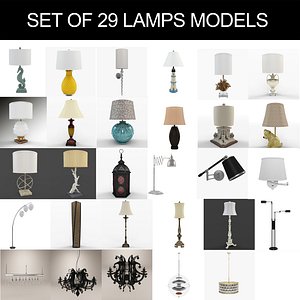 Floor Lamp 3D Models for Download | TurboSquid