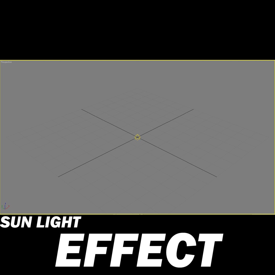 3d Sun Light Effects