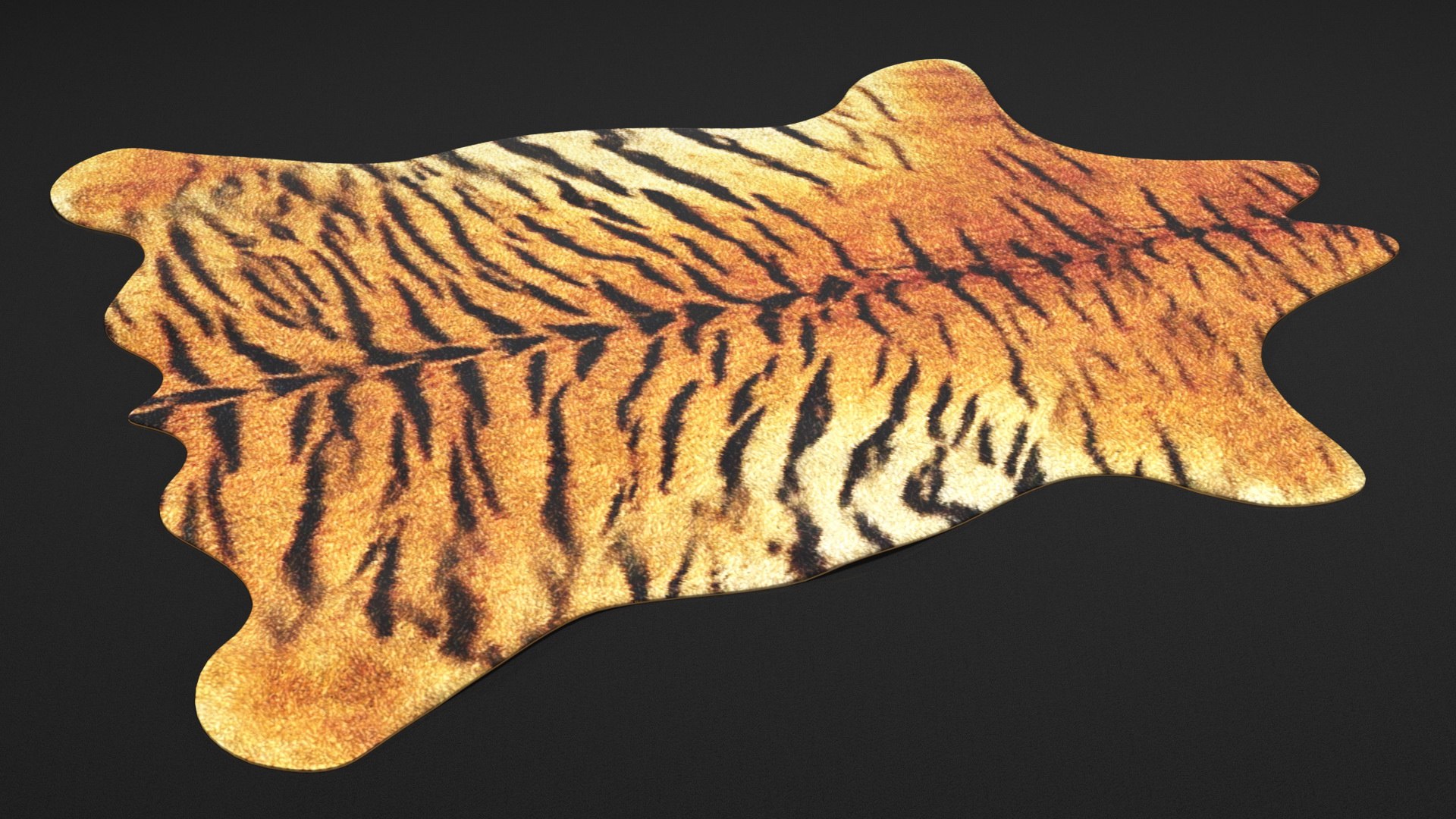 Tiger Hide Rug 3D - TurboSquid 1848532