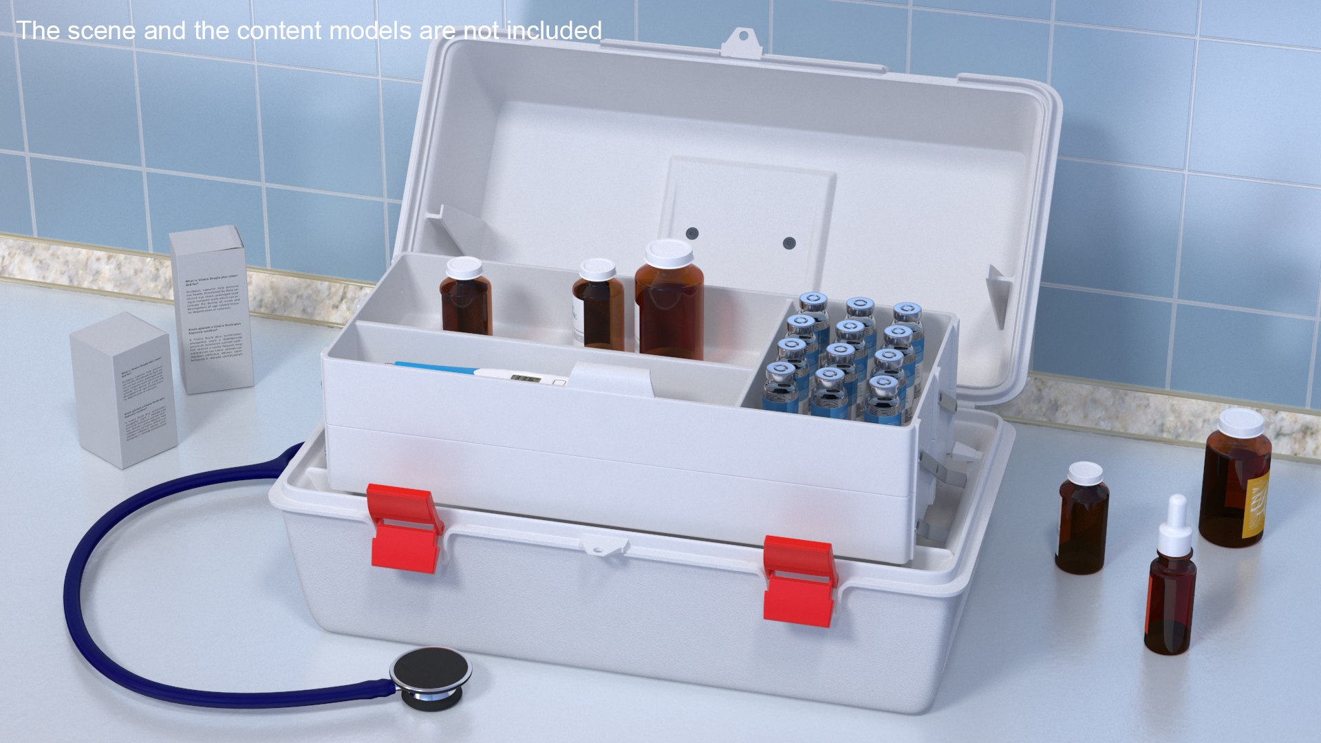 3D Paramedic Box Open - TurboSquid 1949141