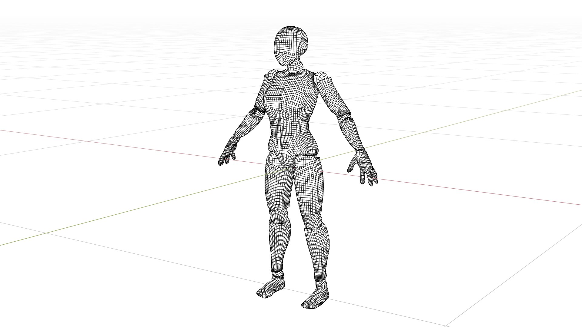 Rigged 3D Human Mannequin Character - High-Quality Poseable Figure 3D ...