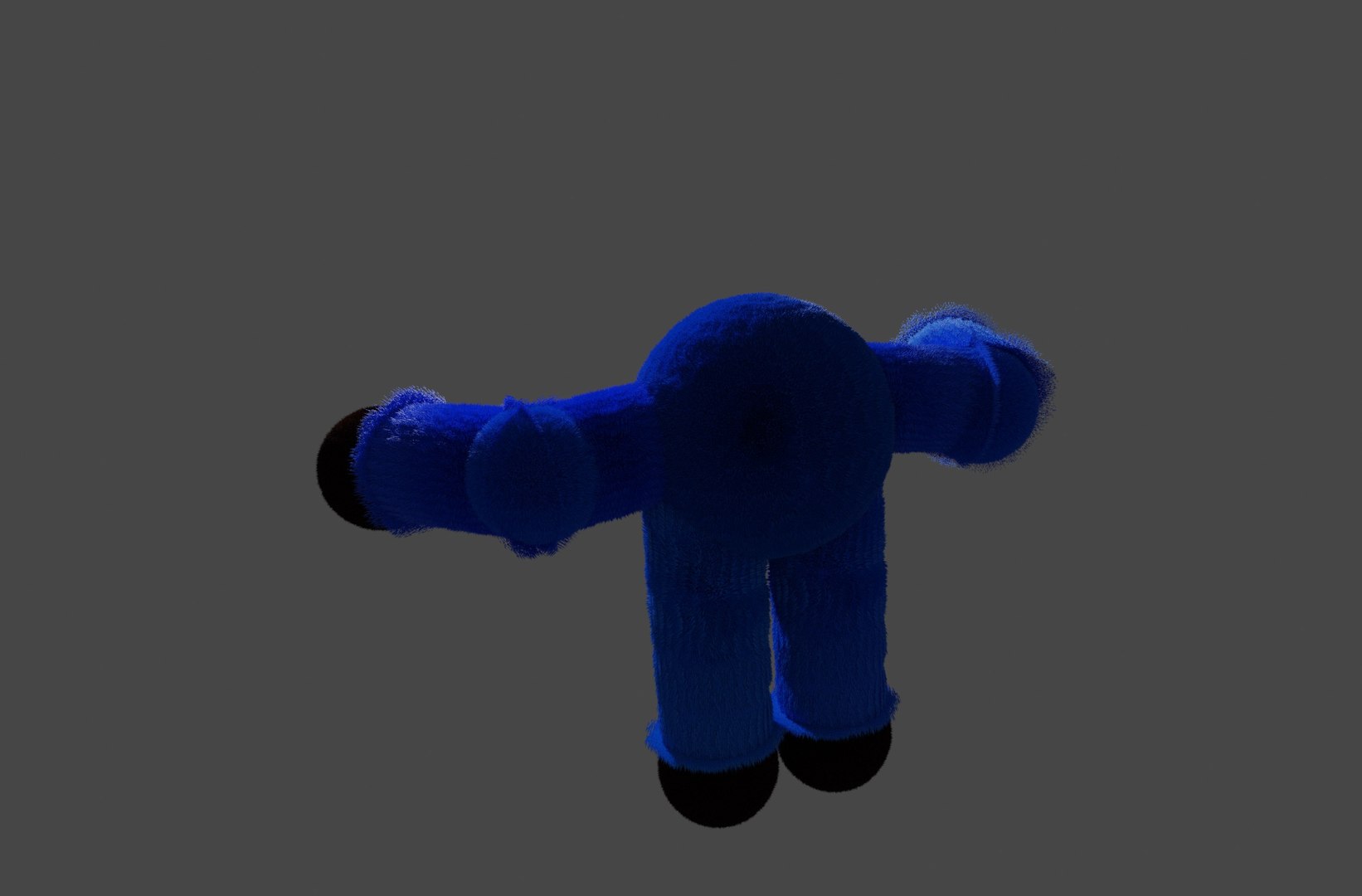 Fluffy Fabric Game Character Model - TurboSquid 1948301