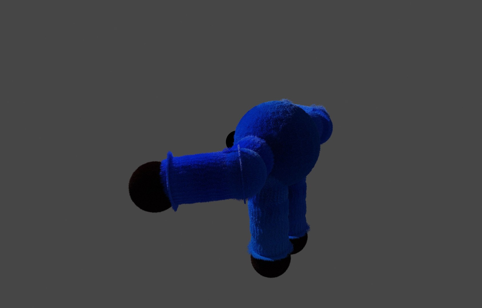 Fluffy Fabric Game Character Model - TurboSquid 1948301