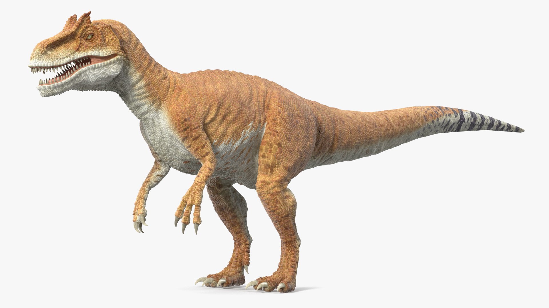3D Model Allosaurus Yellow Coloring - TurboSquid 2158659