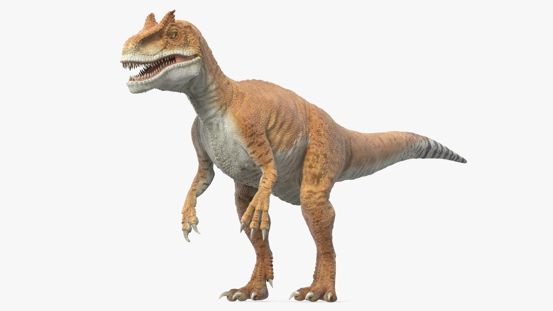 3D model Allosaurus Yellow Coloring - TurboSquid 2158659