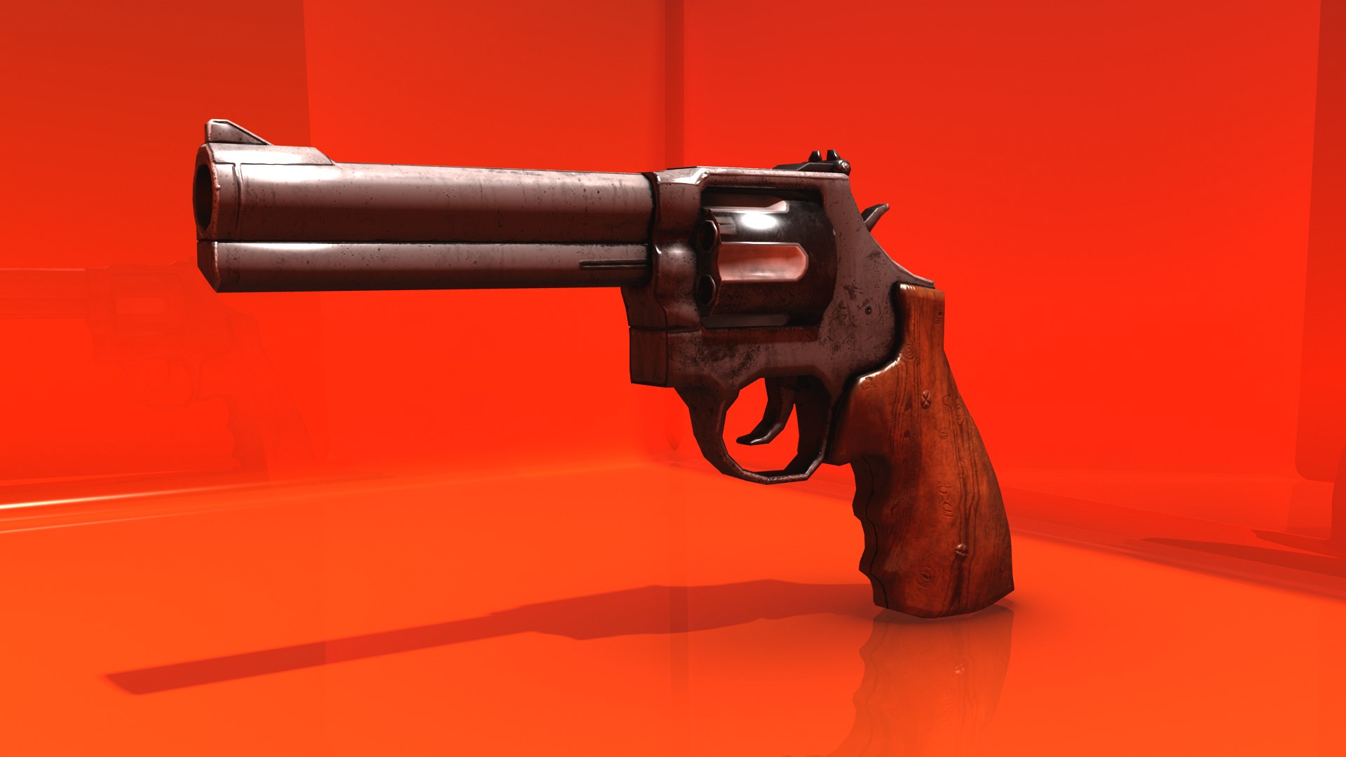 3D Magnum Medium Poly model - TurboSquid 2116009