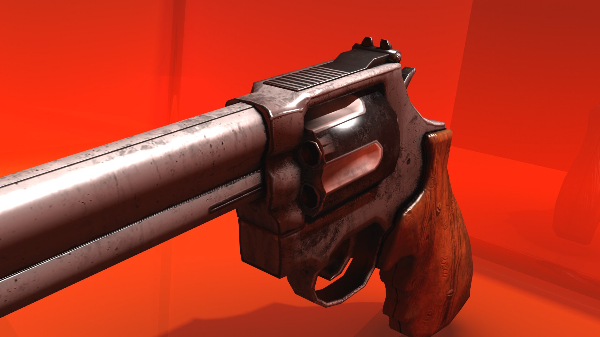 3D Magnum Medium Poly model - TurboSquid 2116009