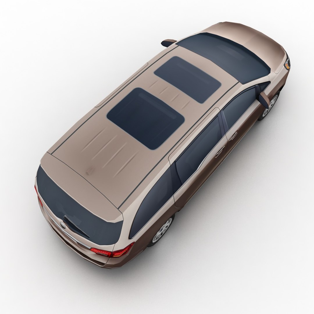 Generic Minivan 3D - TurboSquid 1349322