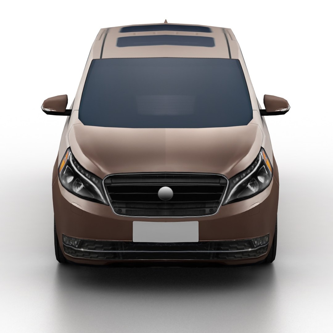 Generic Minivan 3D - TurboSquid 1349322