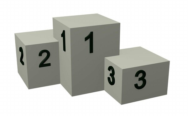 3d obj podium winner win