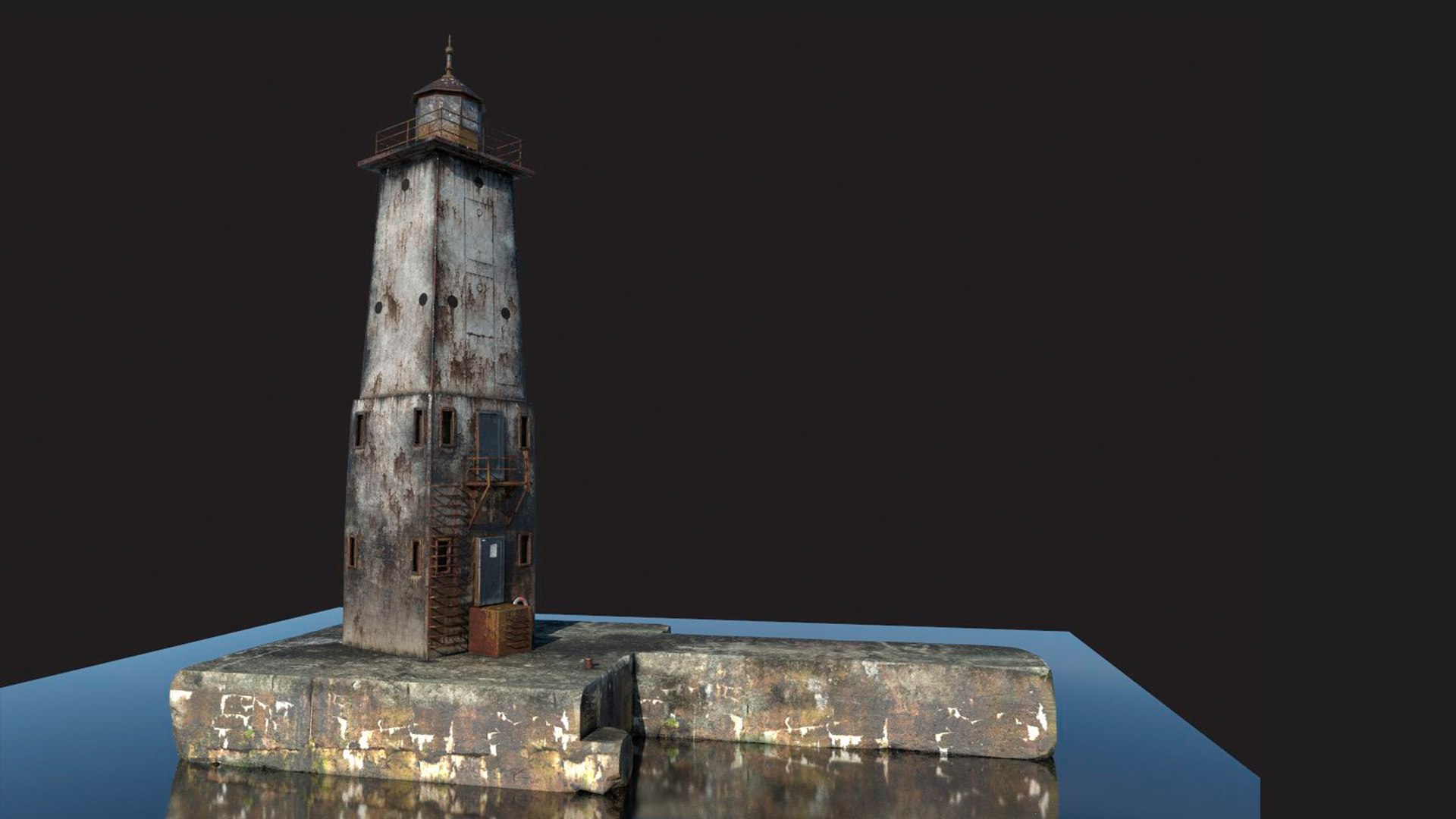 Dark Lighthouse 3D Model - TurboSquid 1945934