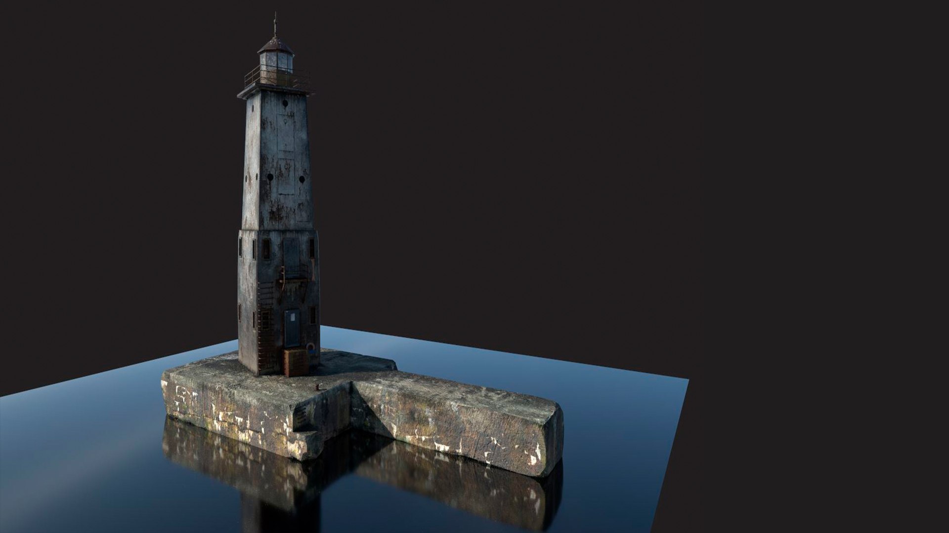 Dark Lighthouse 3D Model - TurboSquid 1945934