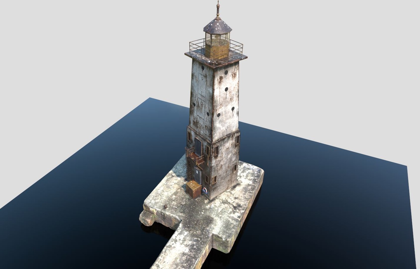 Dark Lighthouse 3D Model - TurboSquid 1945934