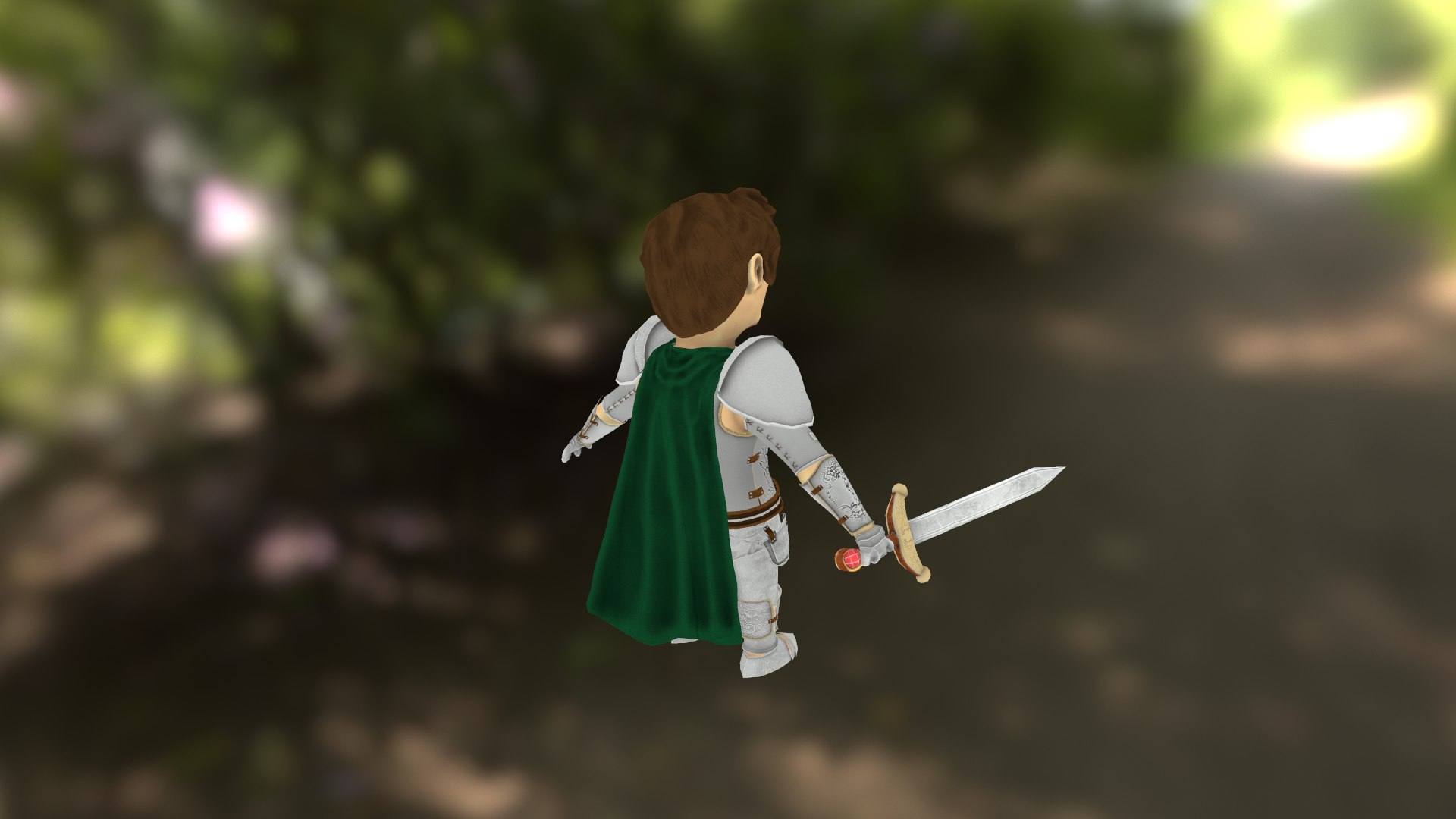 3D Model Small Knight Character - TurboSquid 1623650