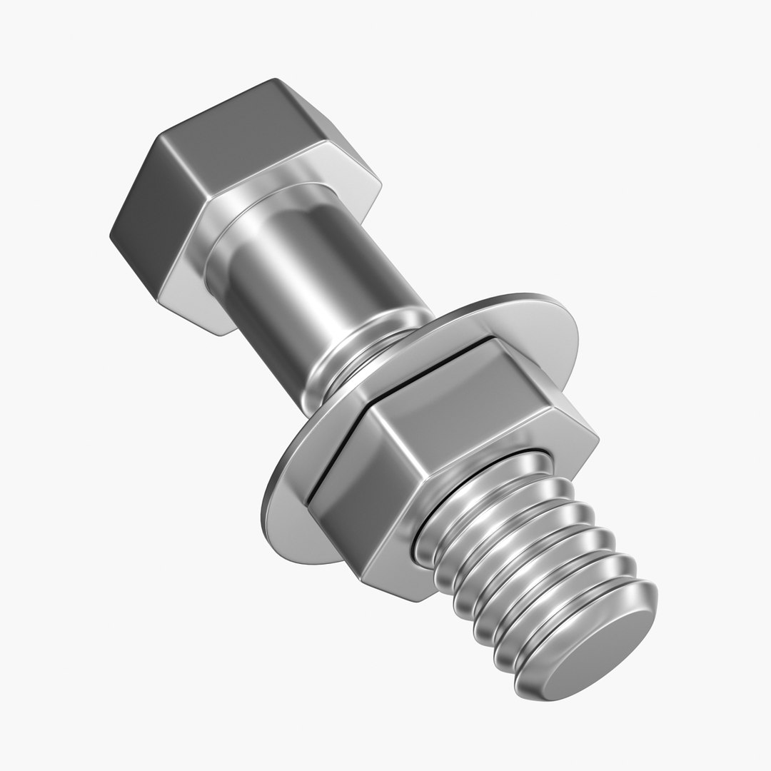 Nut Bolt 3d Obj