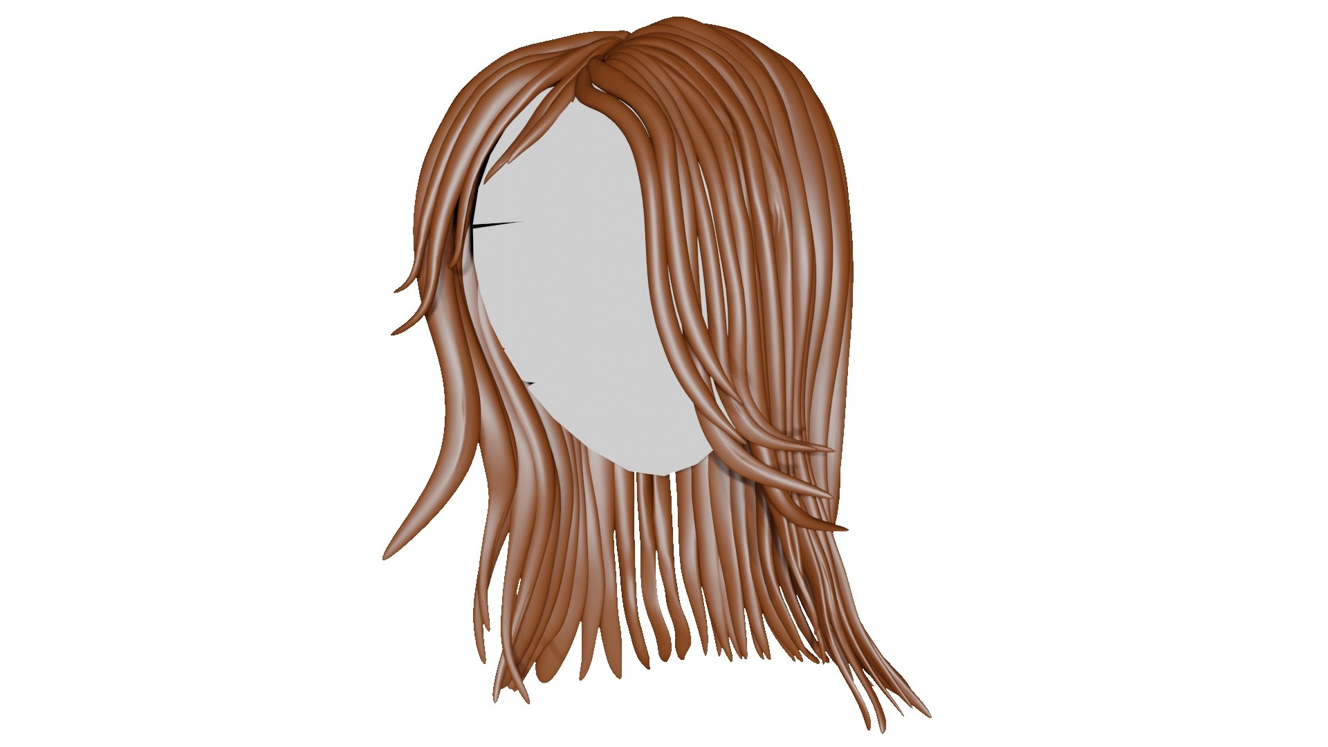 Hair wigs 3D - TurboSquid 1814363