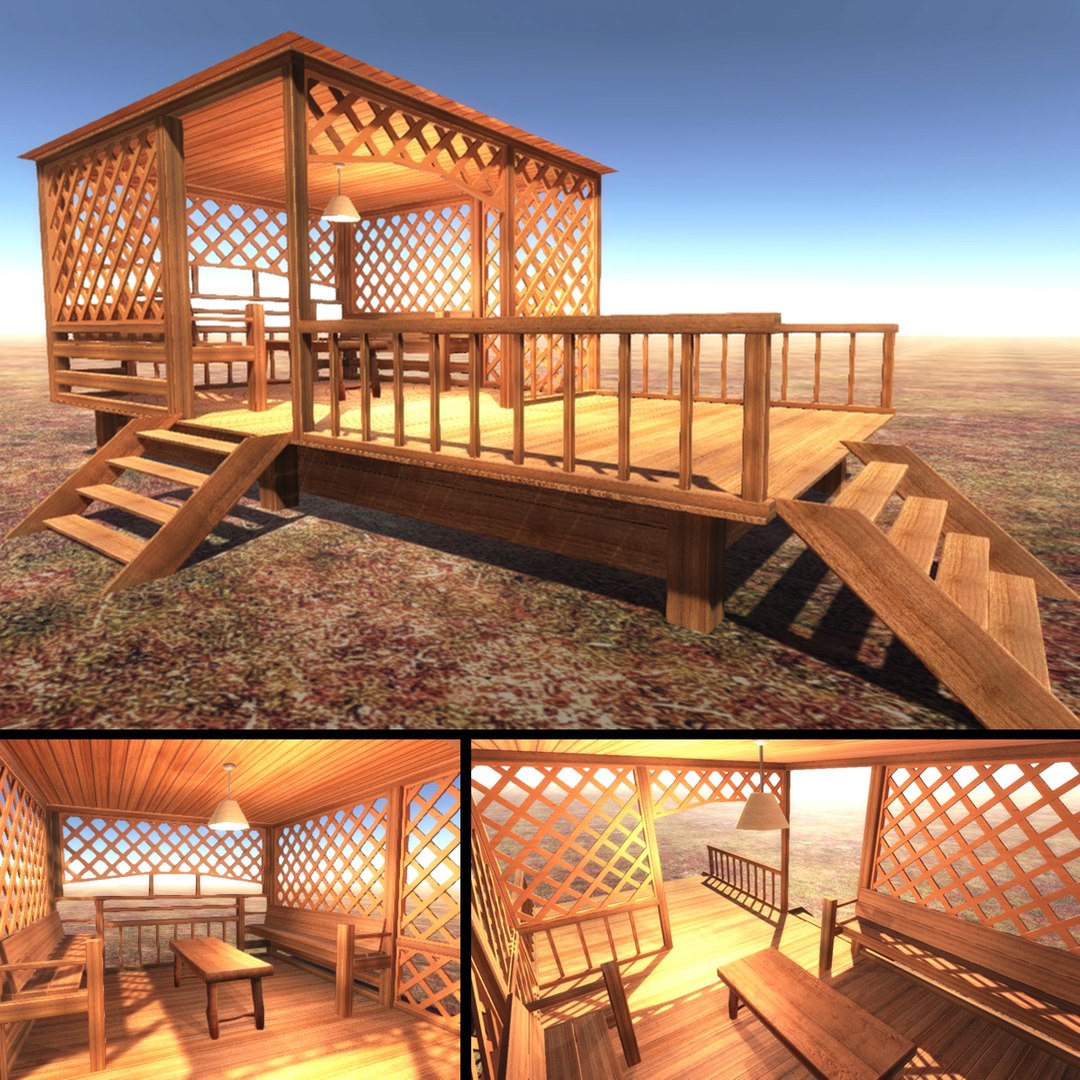 Pavilion Unity Table Model - TurboSquid 1629832