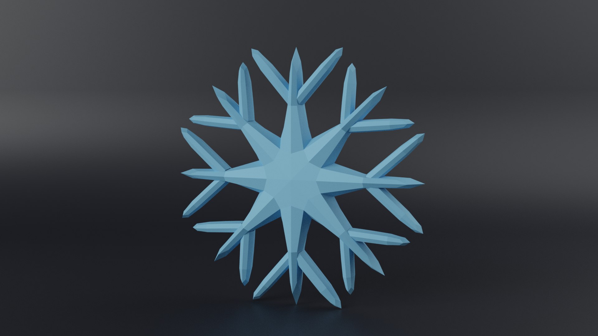 Snowflake Low poly 3D model - TurboSquid 1994851