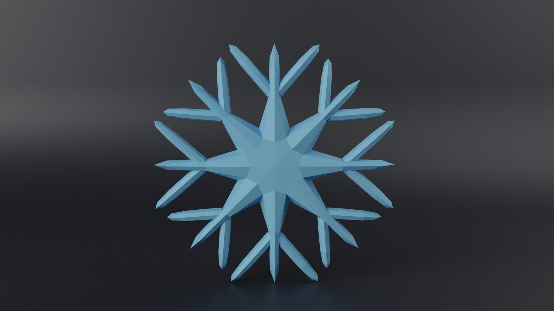 Snowflake Low poly 3D model - TurboSquid 1994851