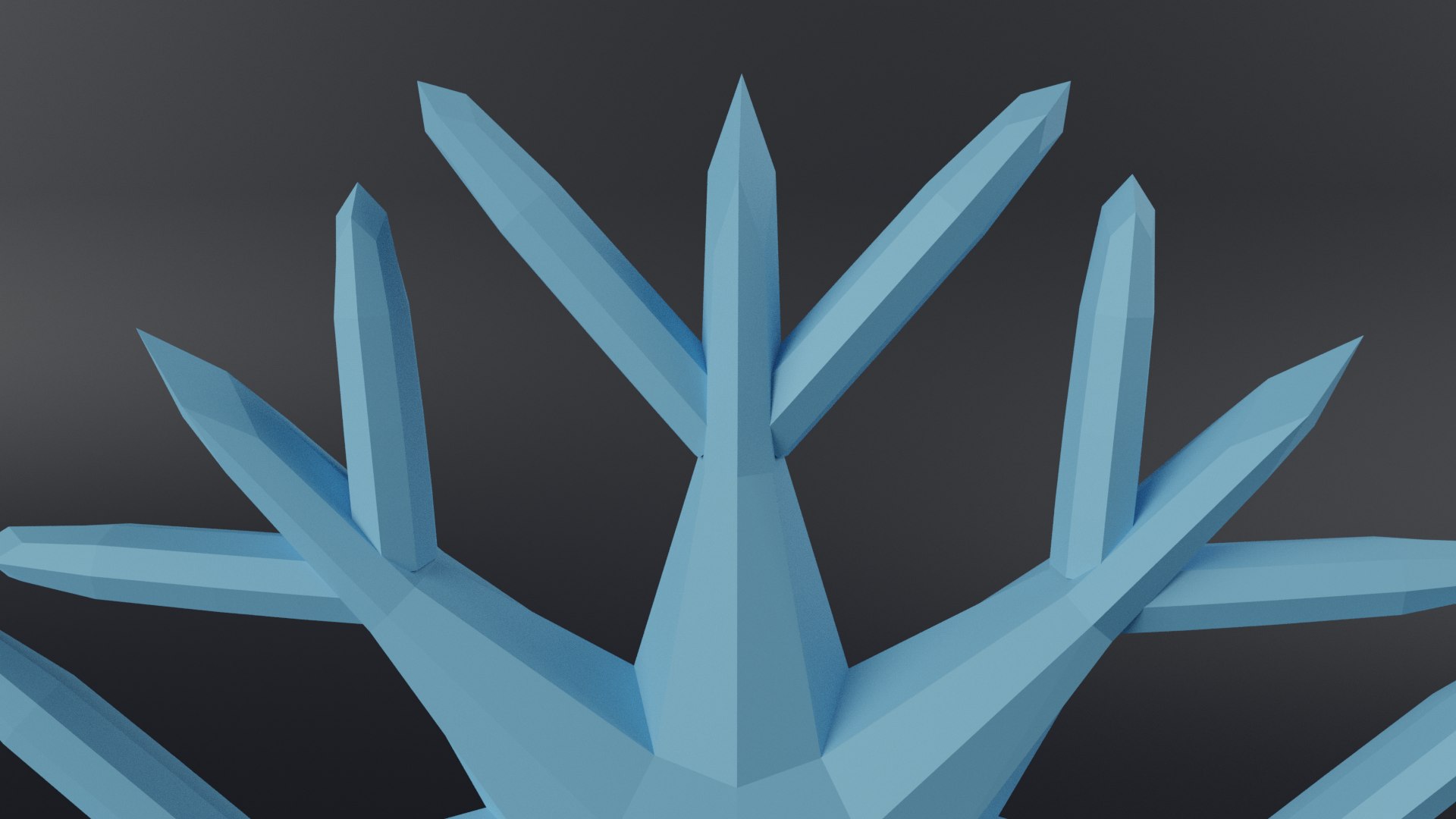 Snowflake Low poly 3D model - TurboSquid 1994851