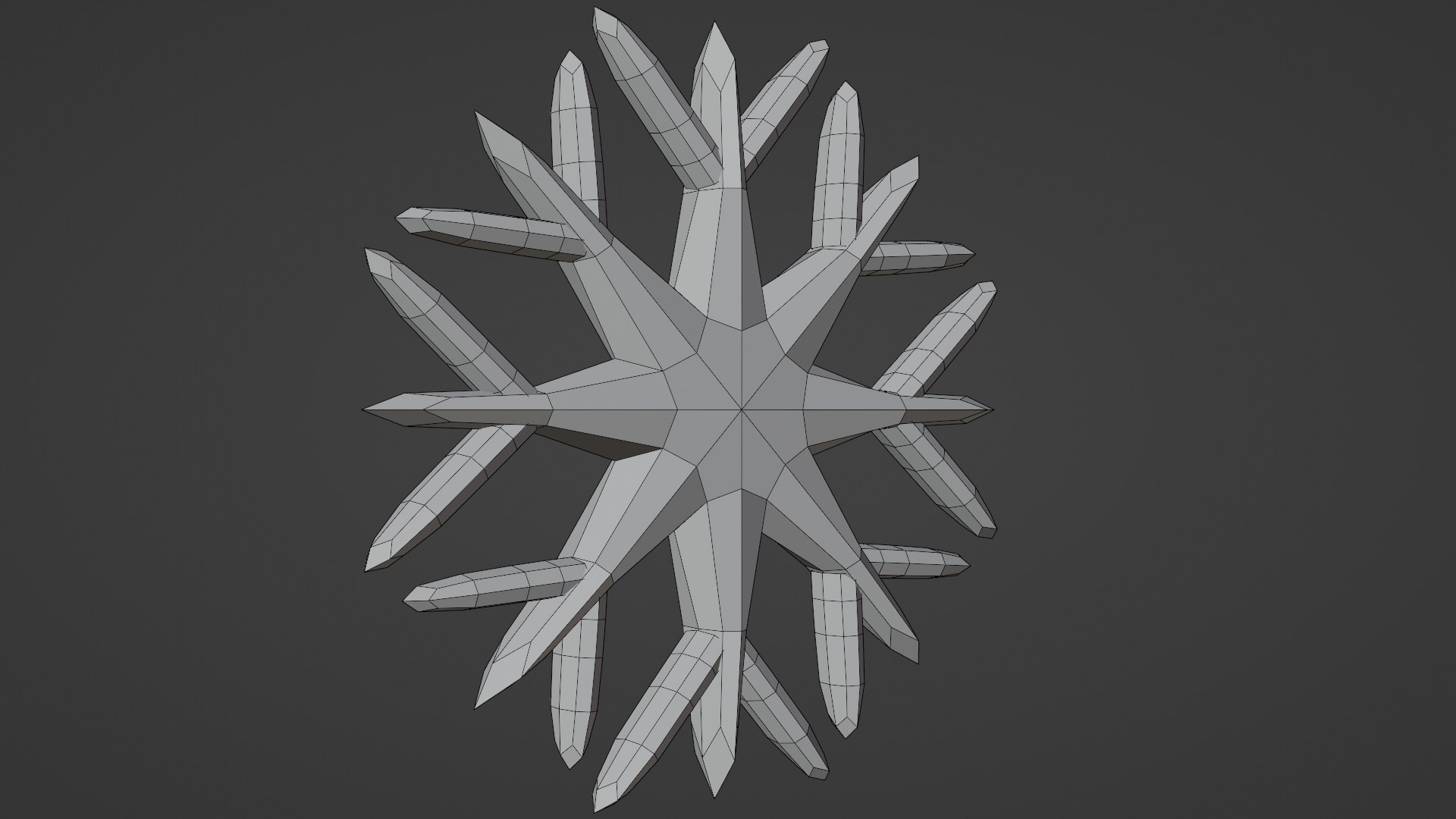 Snowflake Low poly 3D model - TurboSquid 1994851