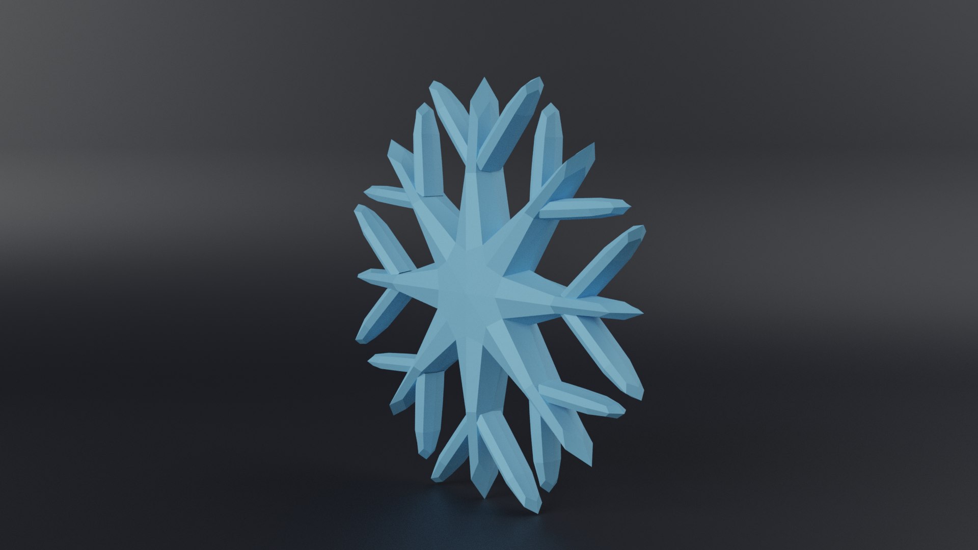Snowflake Low poly 3D model - TurboSquid 1994851