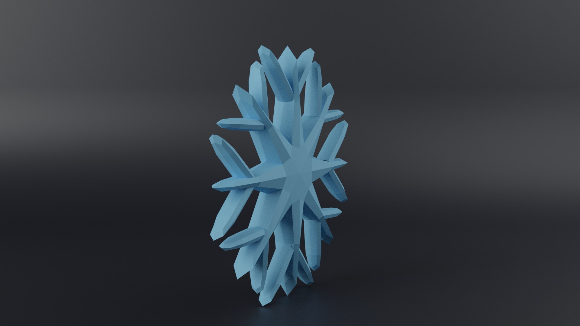 Snowflake Low poly 3D model - TurboSquid 1994851