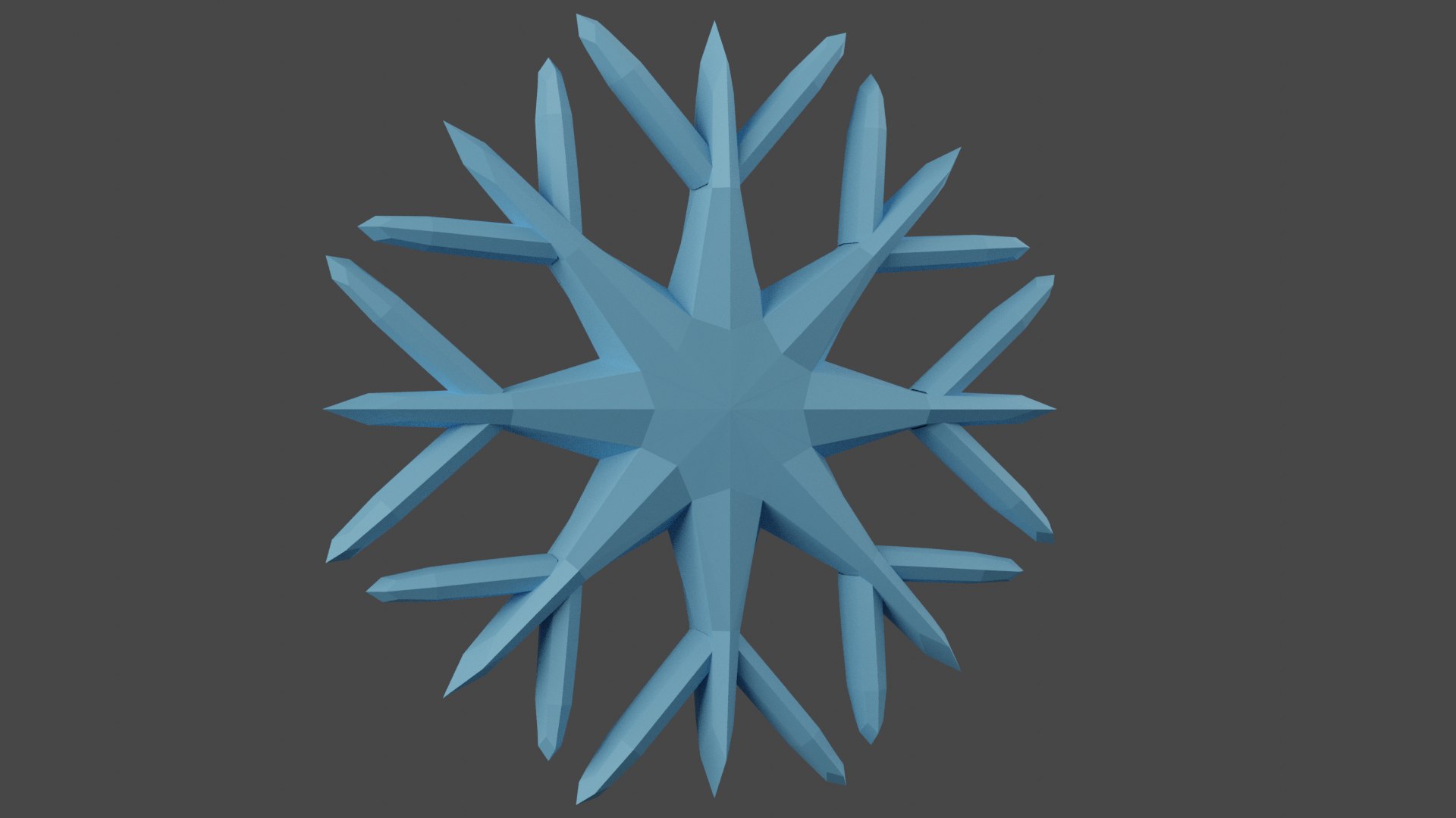 Snowflake Low poly 3D model - TurboSquid 1994851