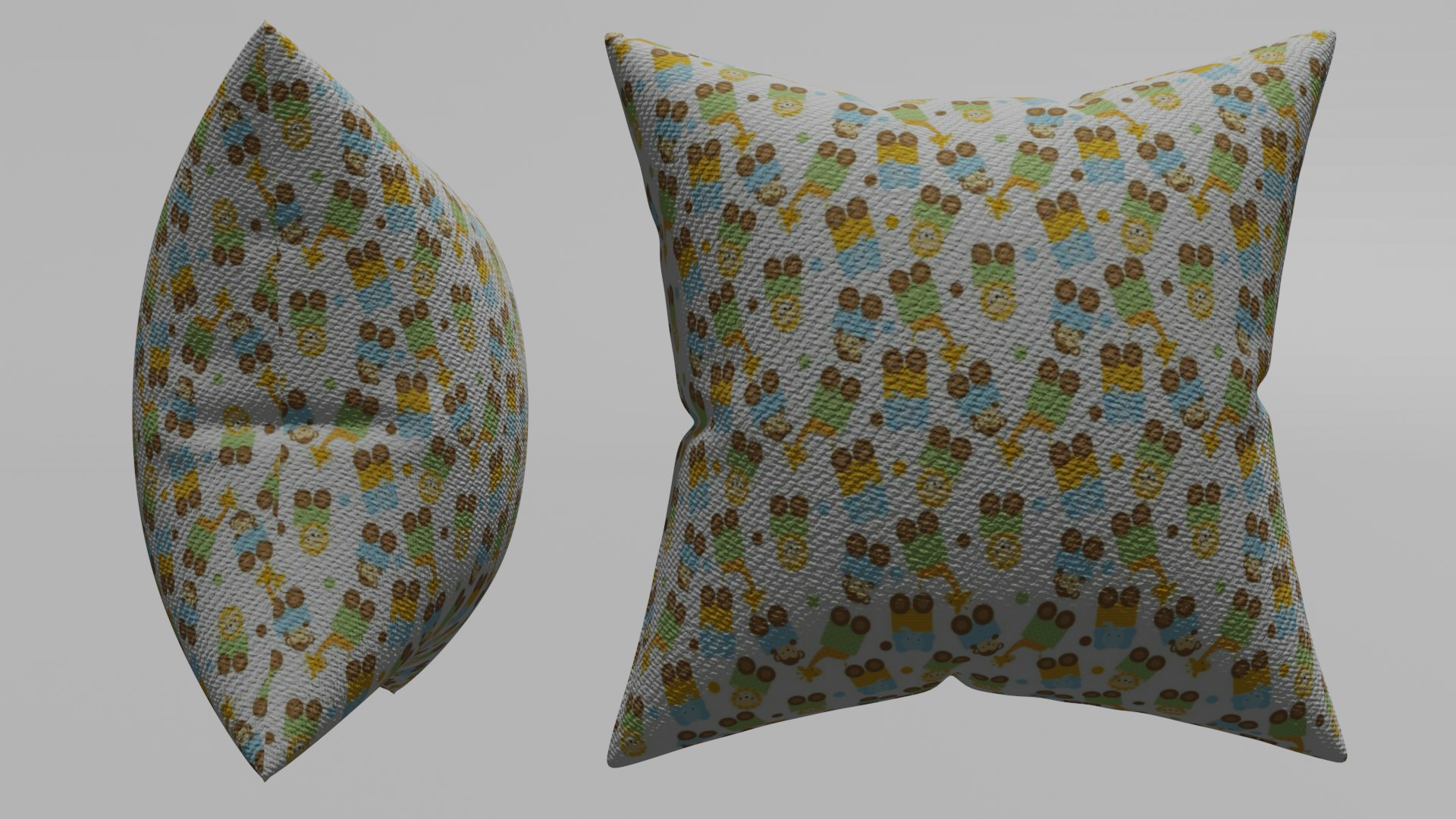 3D Pillow Set Model - TurboSquid 1830727