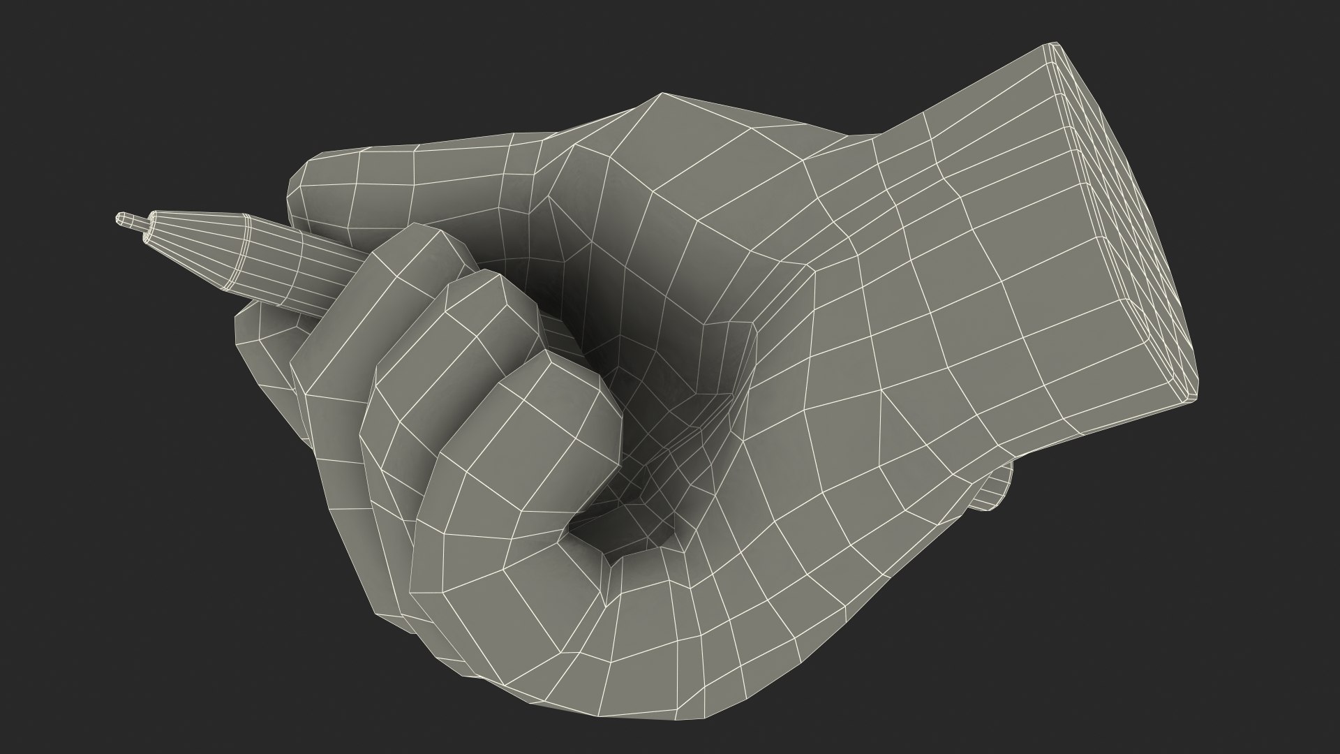 Writing hand emoji 3D - TurboSquid 1549658