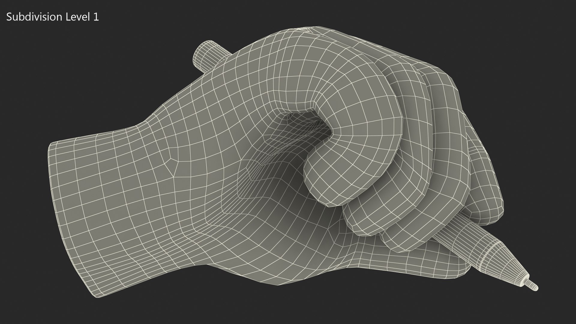 Writing hand emoji 3D - TurboSquid 1549658