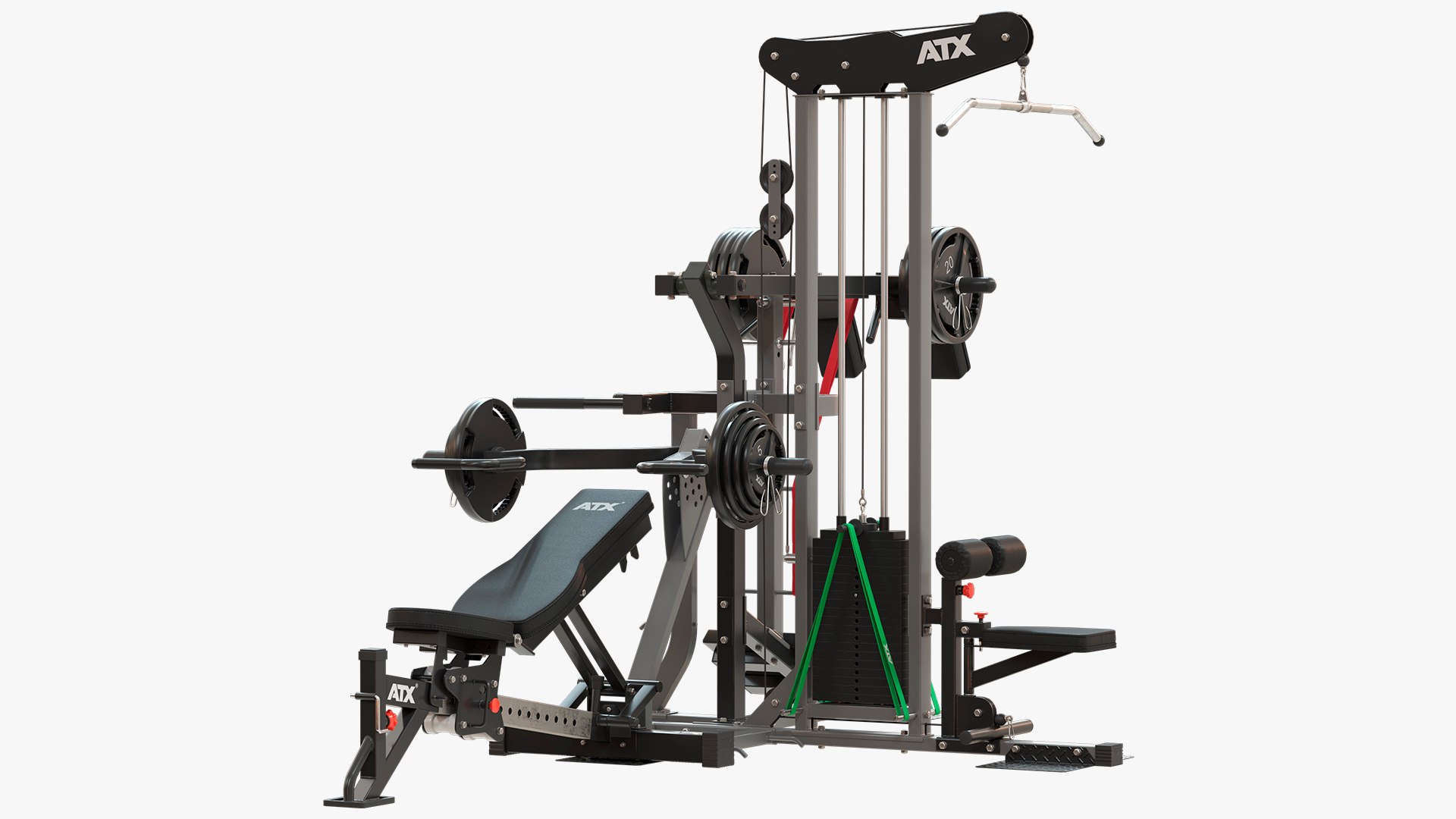 ATX Multiplex Multi Gym 3D Model - TurboSquid 2326401