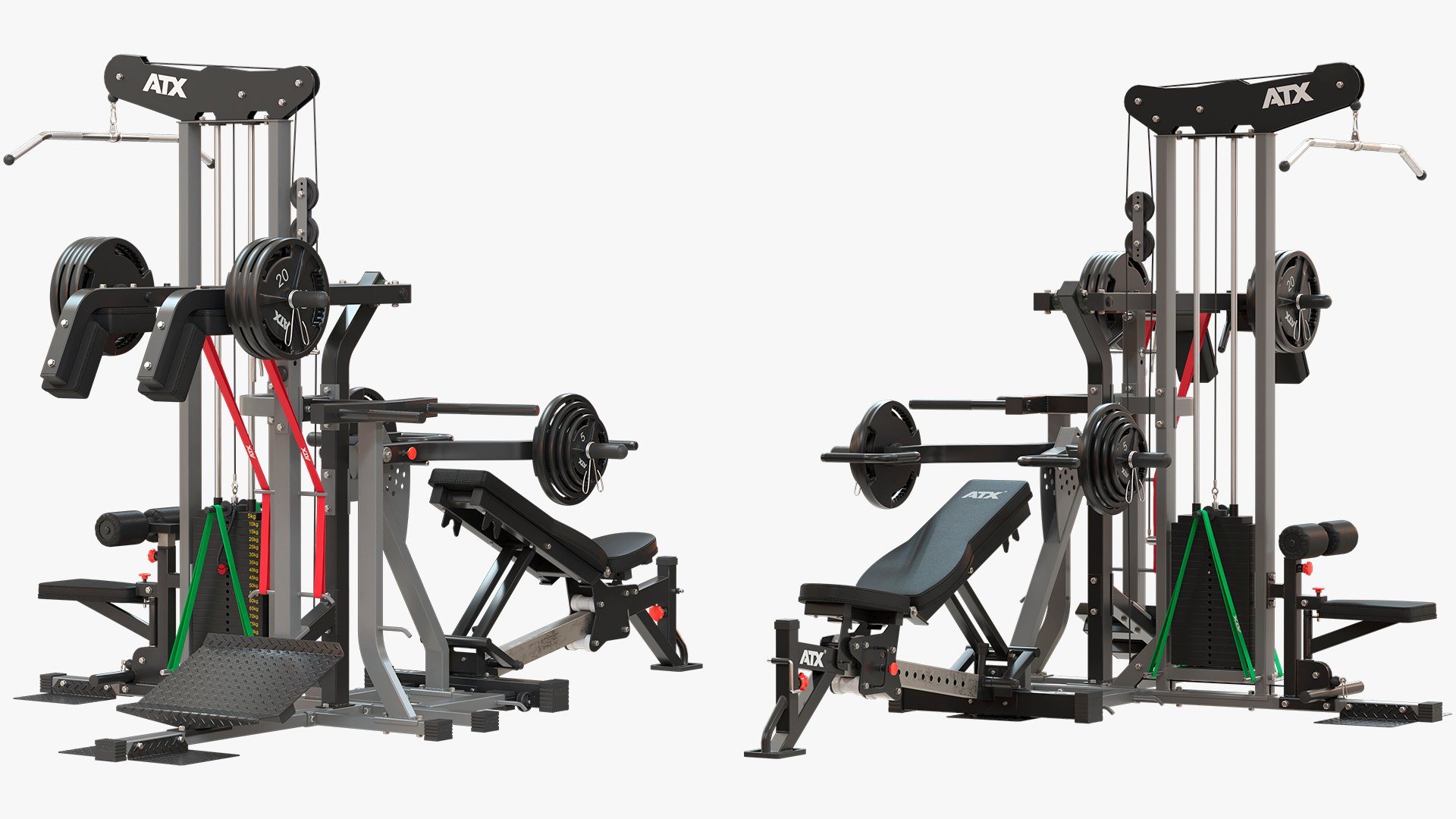 ATX Multiplex Multi Gym 3D Model - TurboSquid 2326401