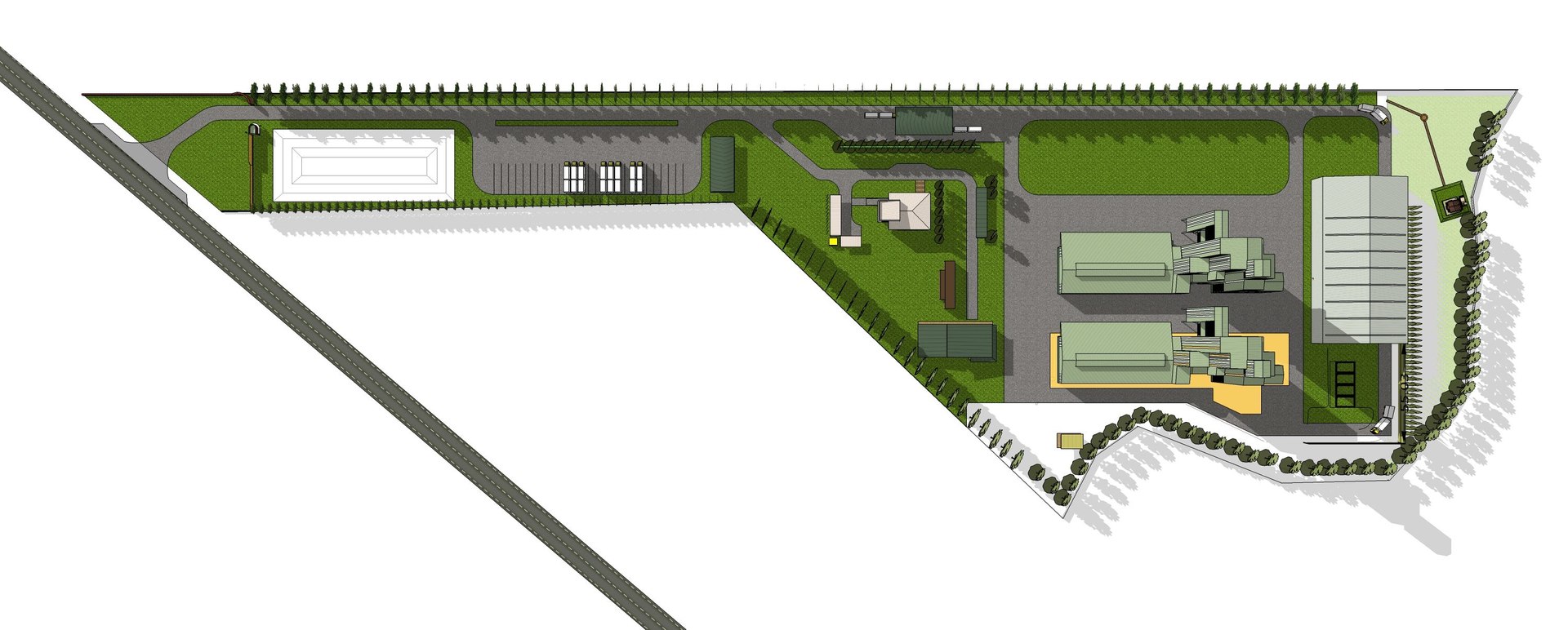 3D 2013 Cement Plant - TurboSquid 1908192