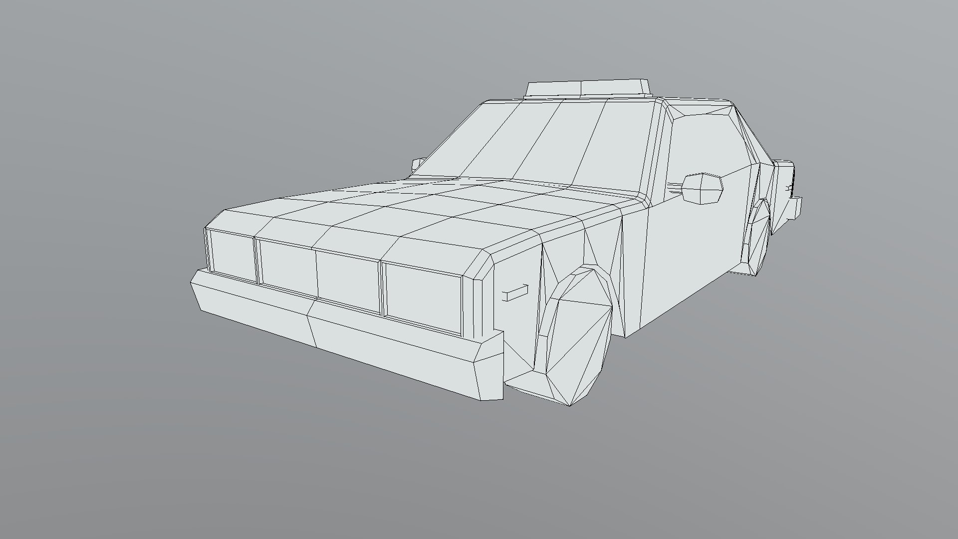 Low Poly Police Car 3D Model - TurboSquid 1865471