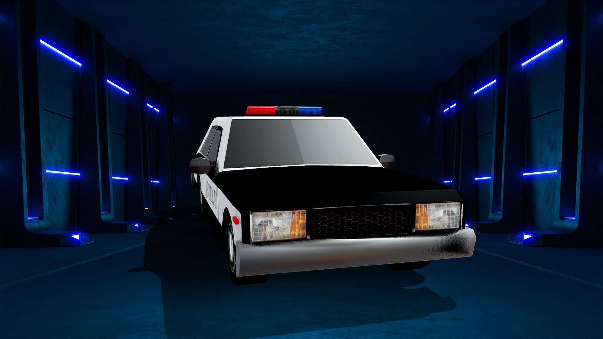 Low Poly Police Car 3D Model - TurboSquid 1865471