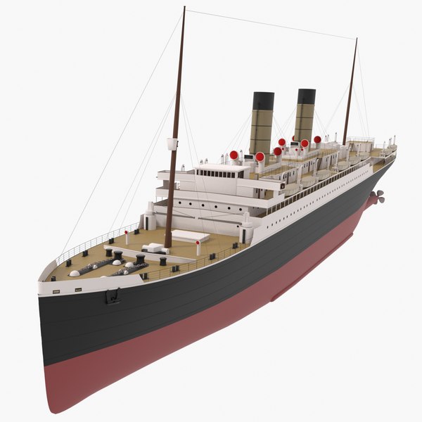 rms lusitania 3d max