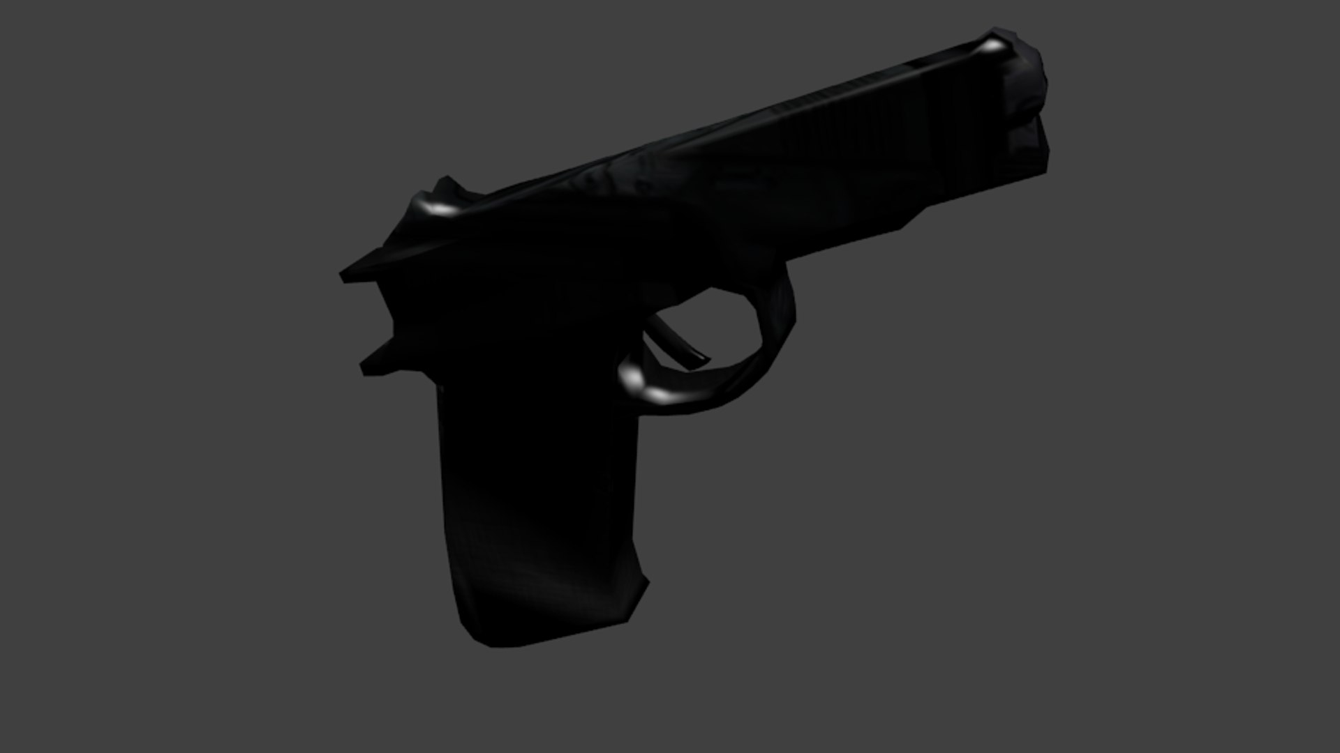 blender cz75 pistol obj free