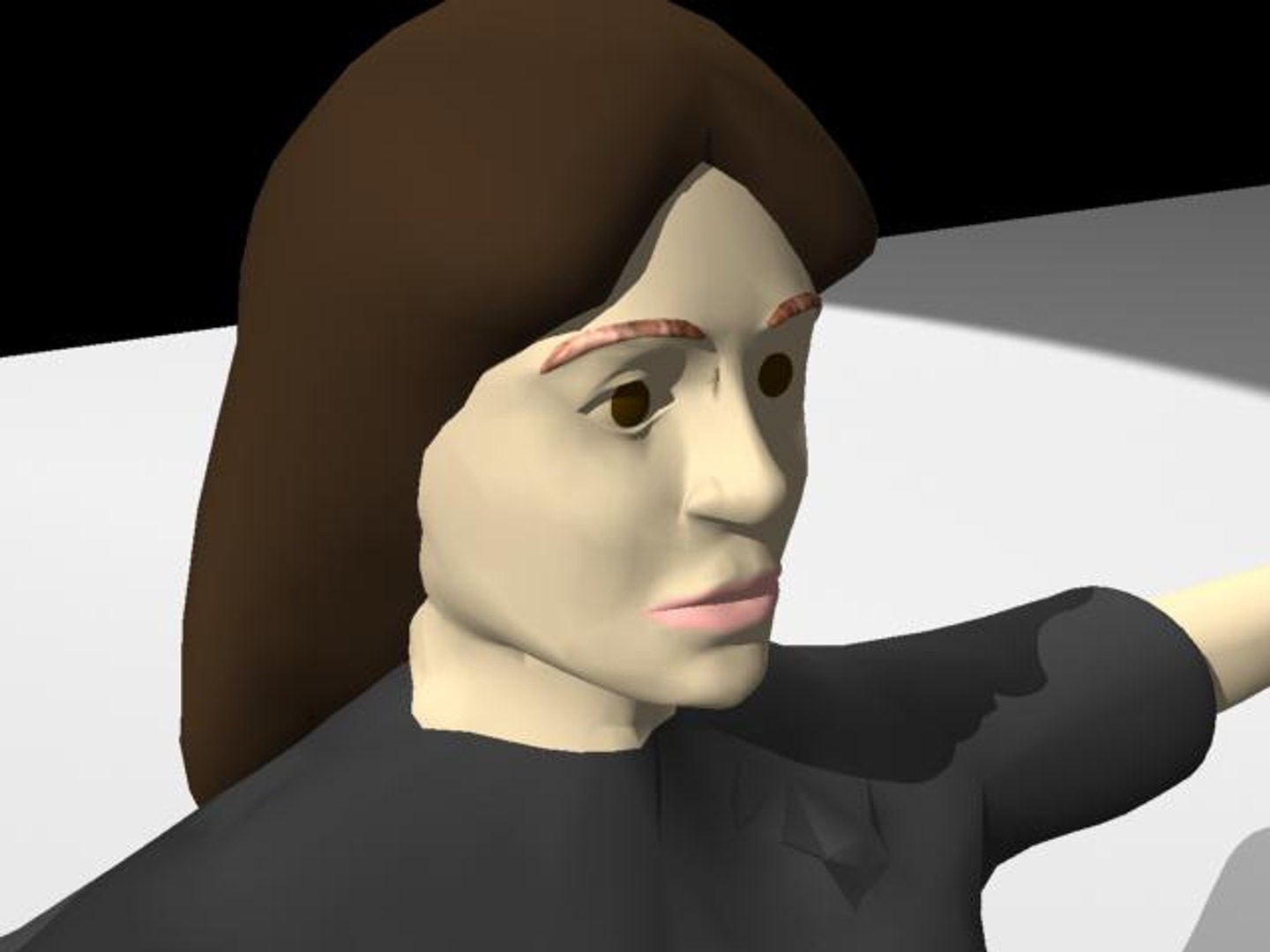 3d lady forensic model