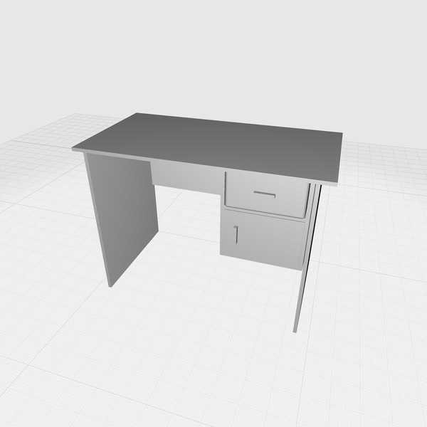 modelo 3d Mesa de oficina sencilla - TurboSquid 2251631