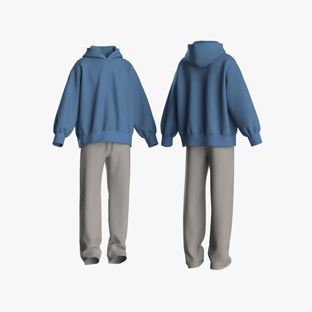 3D Male Tracksuit Model - TurboSquid 2216265